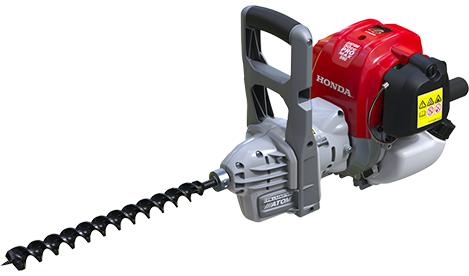 Atom Drillmaster 990 Honda GX50 powered Engine Drill - Gympie Mower Centre